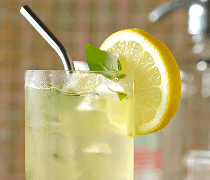 Honey Lemon Basil Collins | Sunkist