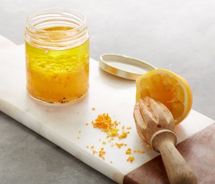 Mason Jar Minneola Tangelo-Lemon Vinaigrette | Sunkist