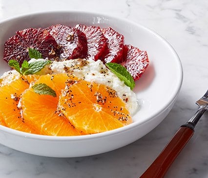 Citrus Ricotta Breakfast Bowl with Seeded Honey | Sunkist