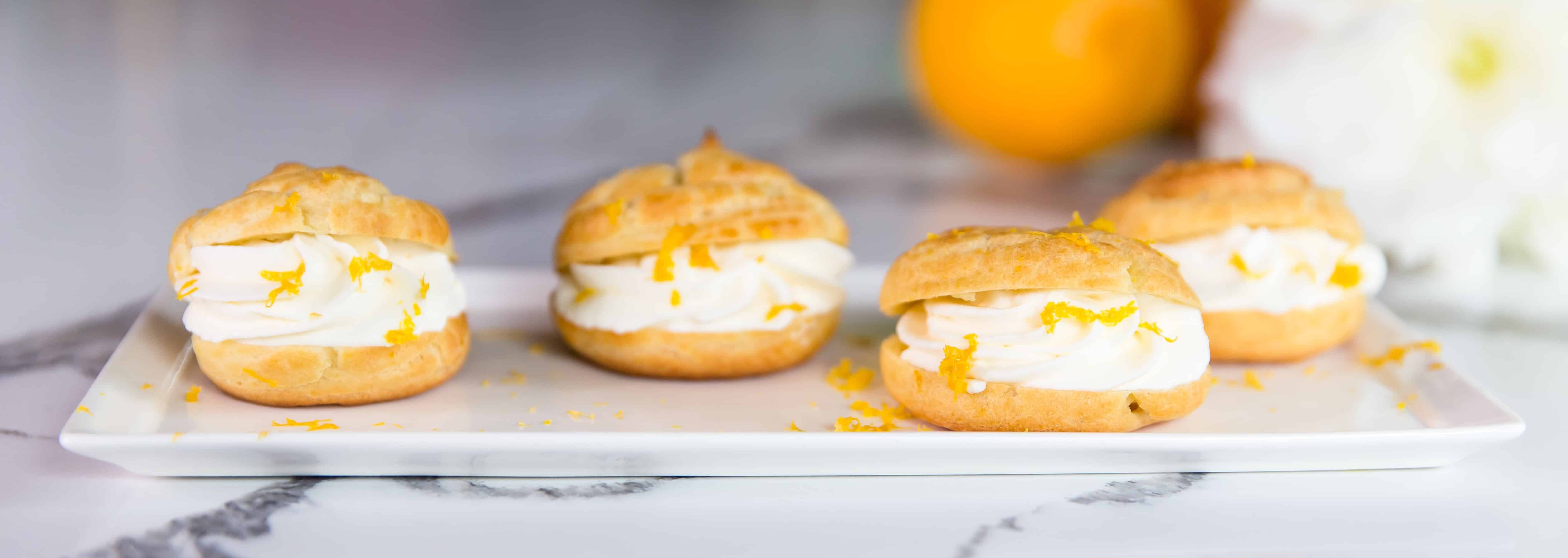 Orange Summer Cream Puffs | Sunkist