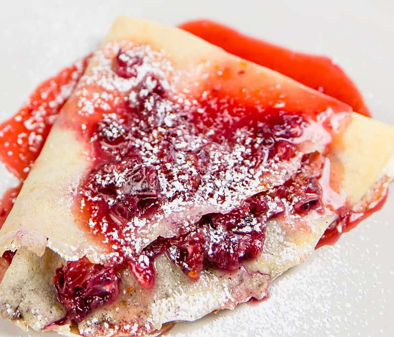 Blood Orange Chocolate Hazelnut Crepes | Sunkist