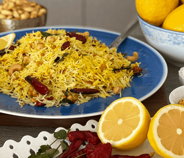 South Indian Lemon Rice | Sunkist